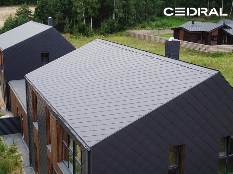 Fiber cement slates CEDRAL-an elegant roof and facade finishing solution!